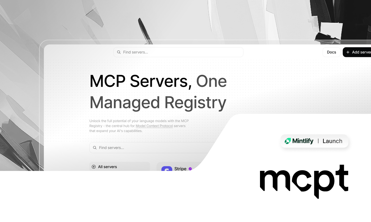 mcpt: The curated registry for MCP servers